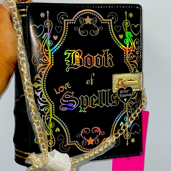 Betsey Johnson | Bags | Betsey J Book Of Spells Crossbody Purse | Poshmark